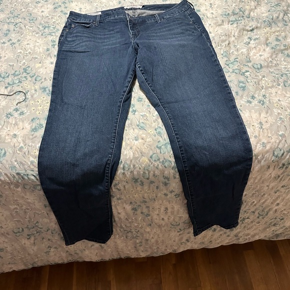 torrid | Jeans | Torrid Dark Blue Straight Boyfriend Jeans | Poshmark